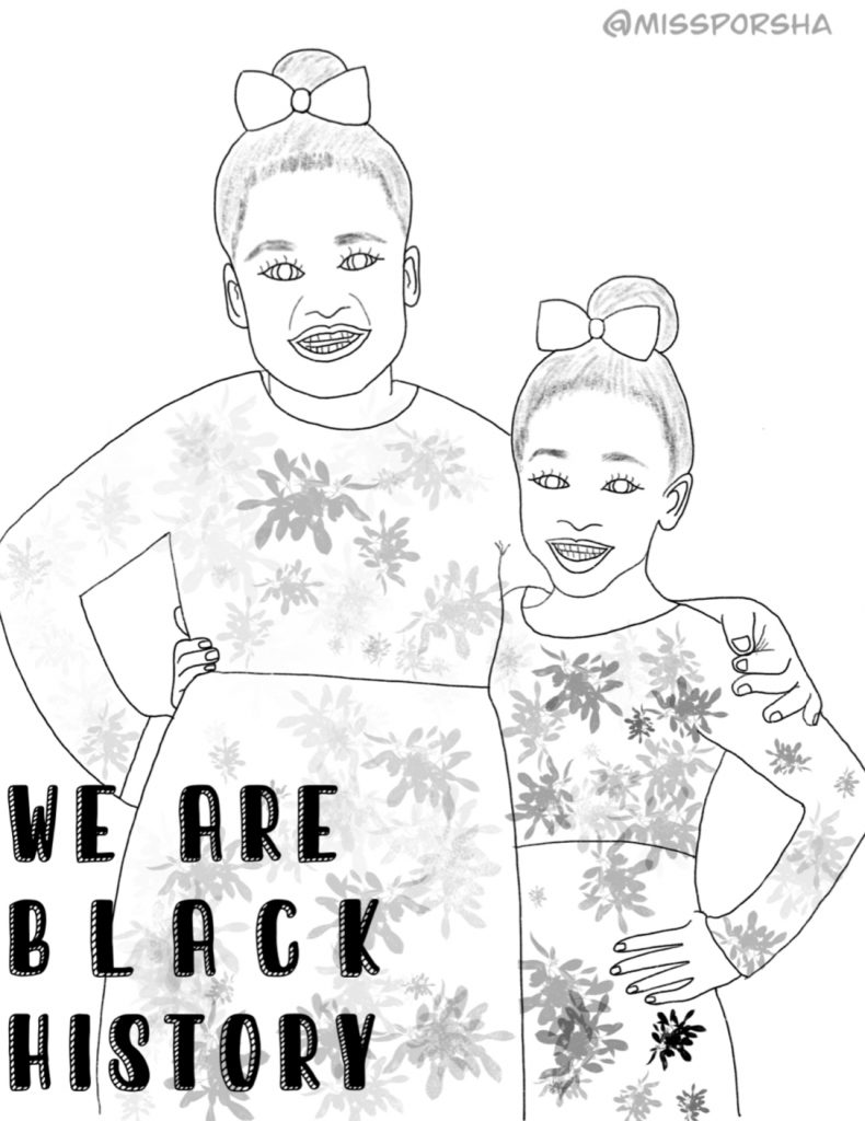 Free black history month coloring printables. - Porsha Carr Blog