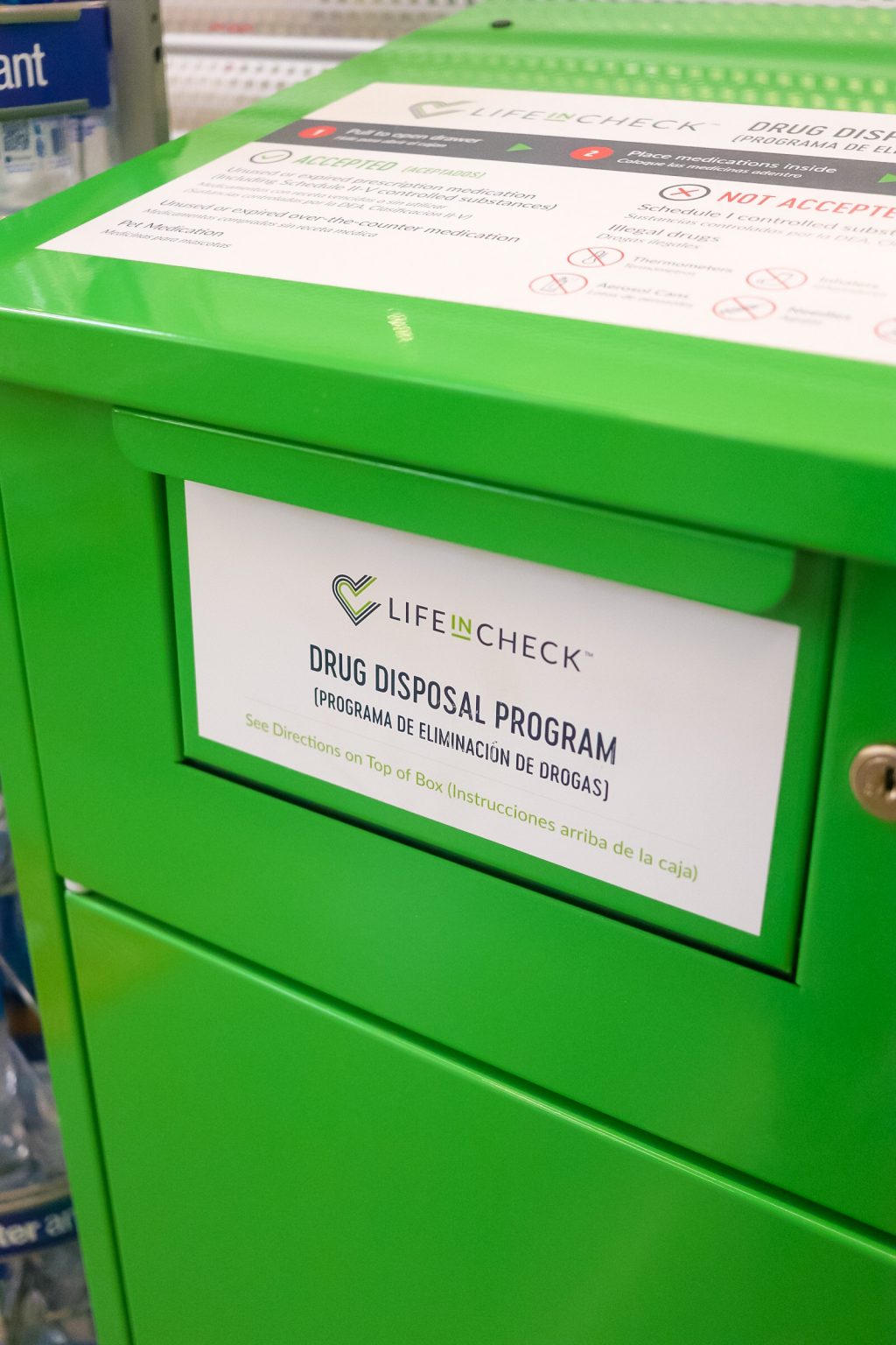 Protecting our youth with LifeInCheck™ Consumer Drug Take-Back Program ...