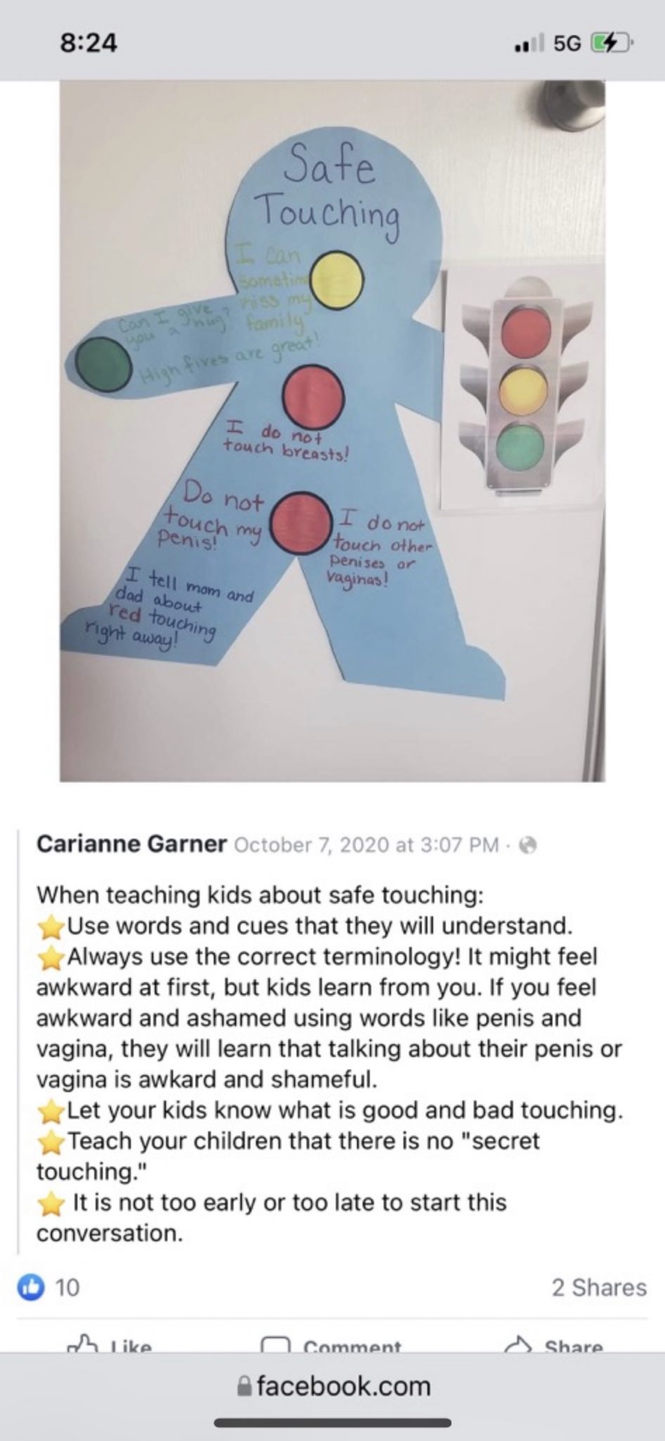 How To Teach Kids About Safe Touching. - Porsha Carr Blog