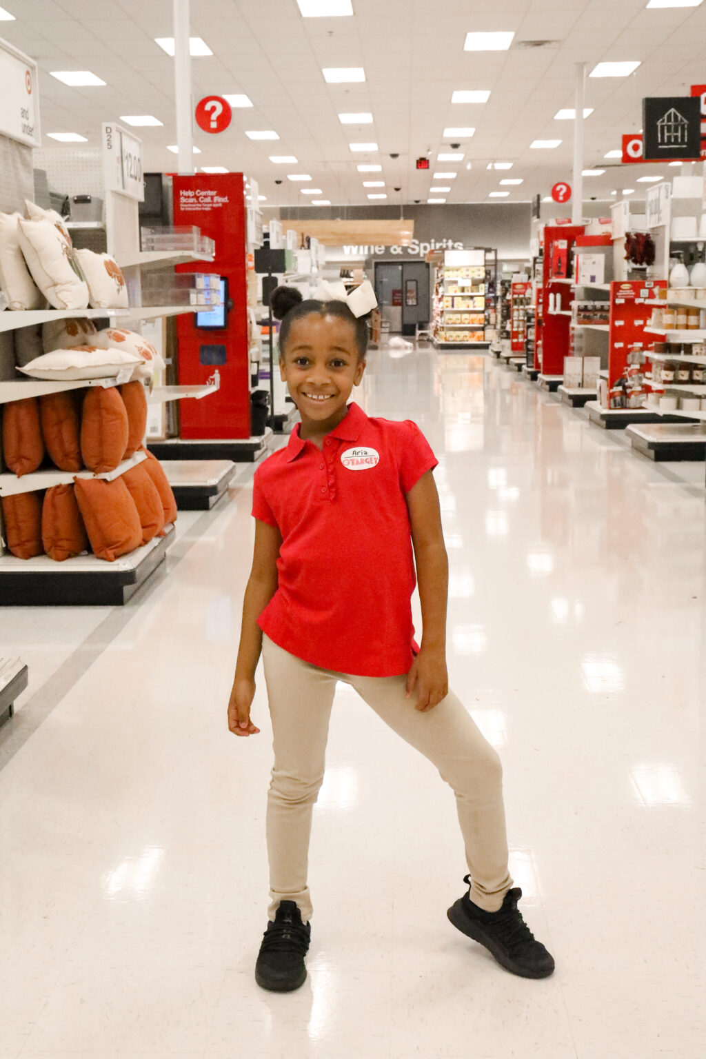 DIY Kids Target Employee Costume. - Porsha Carr Blog