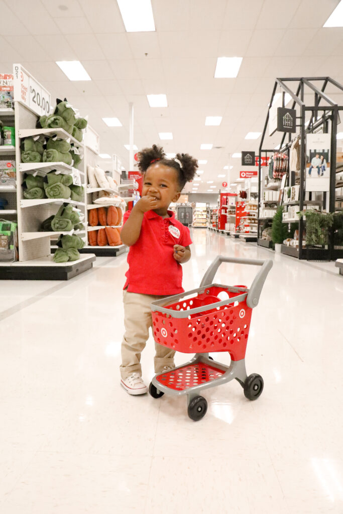 DIY Kids Target Employee Costume. - Porsha Carr Blog